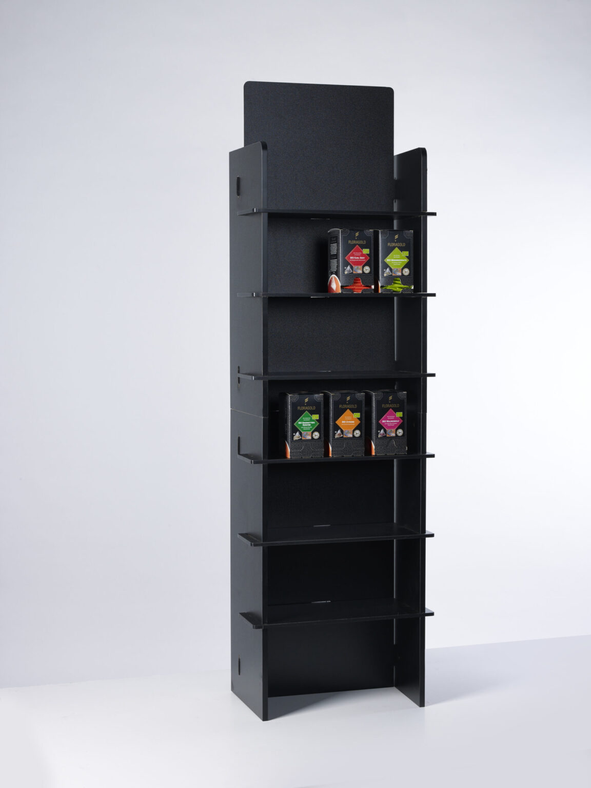 Vitrinekasten om diverse producten te etaleren - Buyck Displays