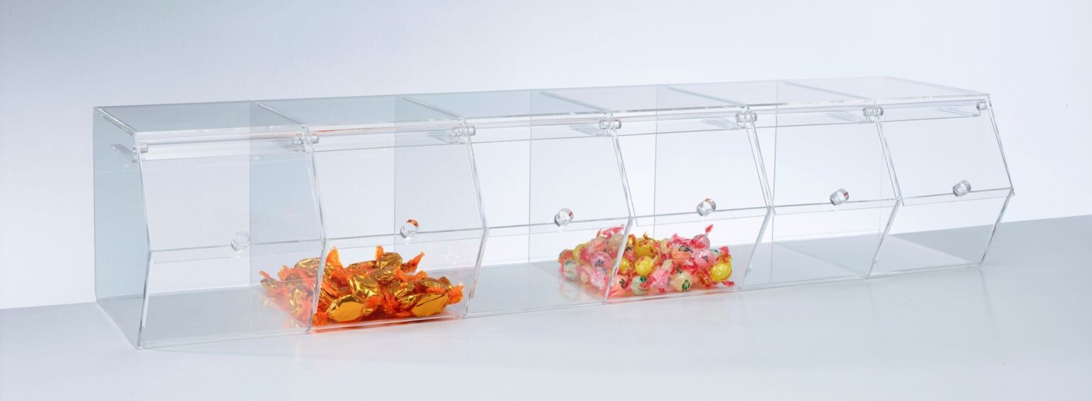 Acryl Displays für verschiedene Produkten - Buyck Displays