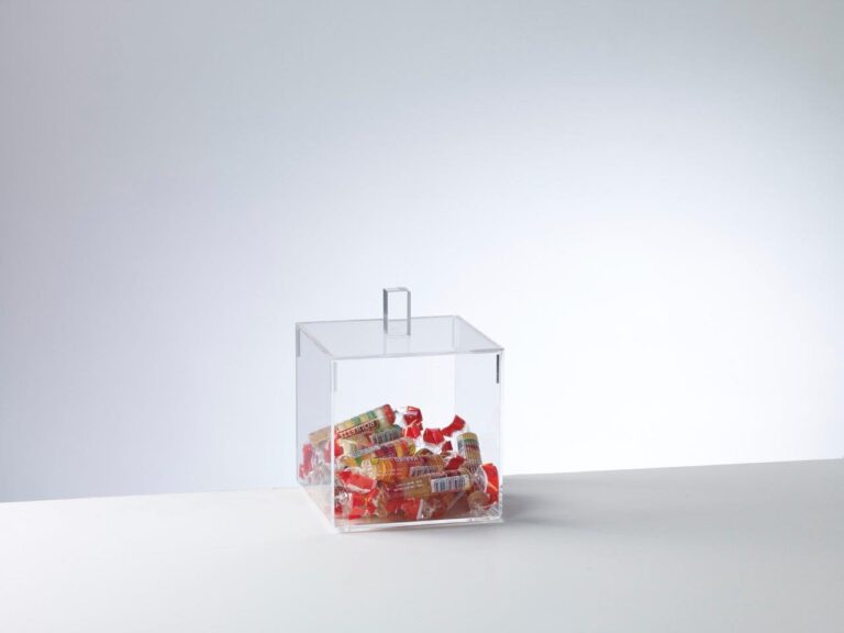 Snoep displays zijn smetteloos en praktisch - Buyck Displays